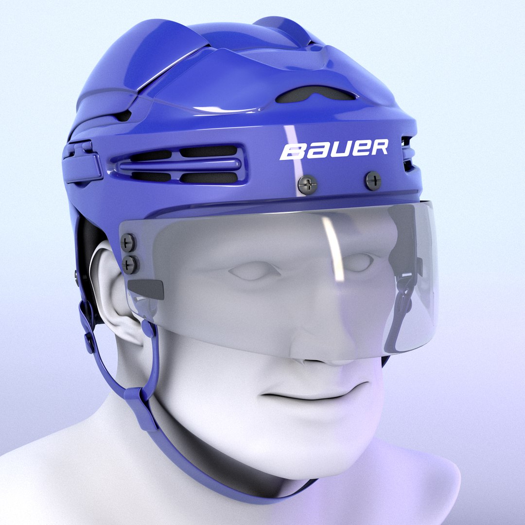 Hockey Helmet Bauer 9900 3d Model