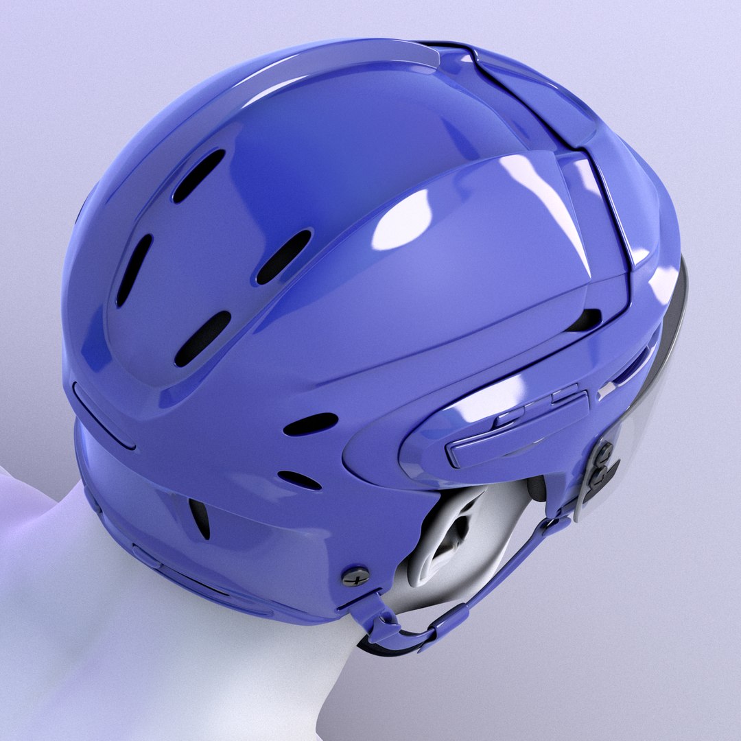 Hockey Helmet Bauer 9900 3d Model