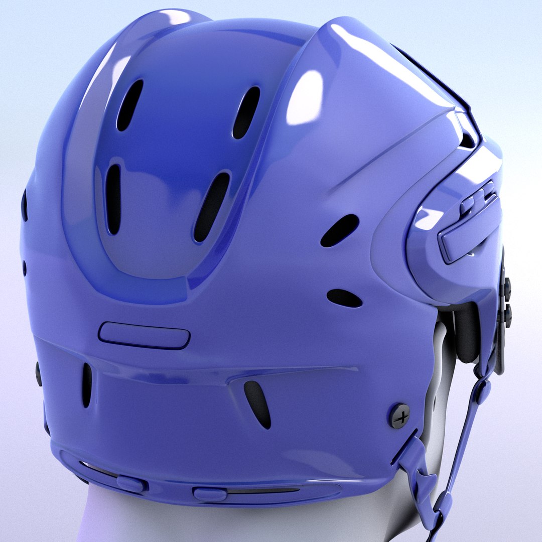Hockey Helmet Bauer 9900 3d Model