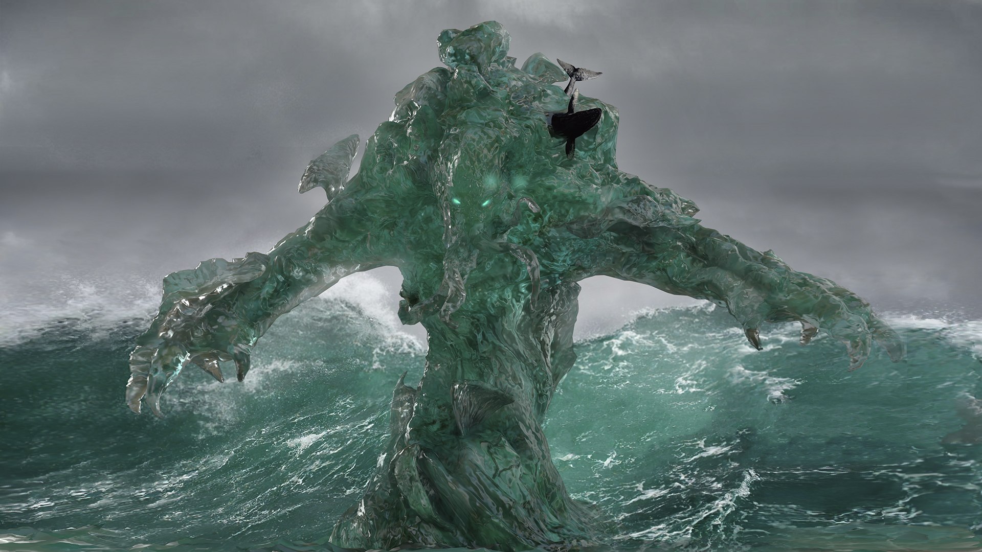 3D Water Golem - TurboSquid 2400650