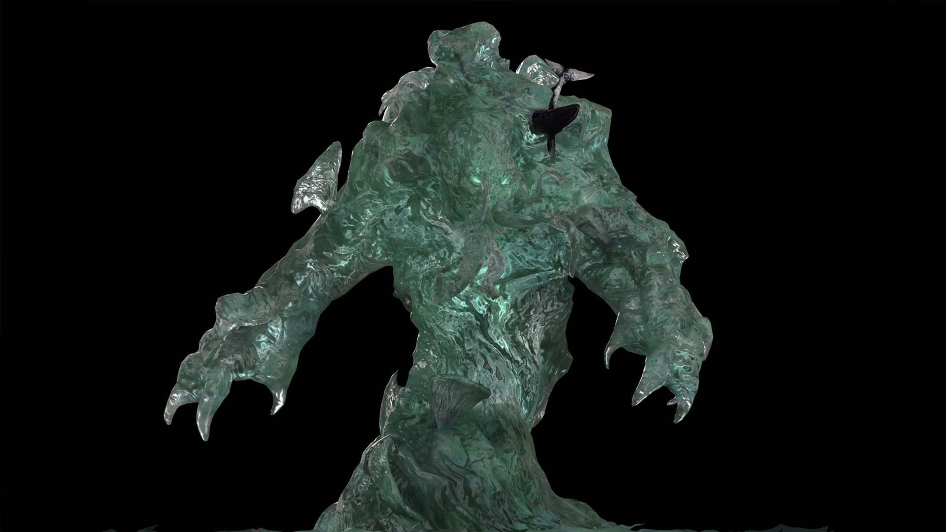 3D Water Golem - TurboSquid 2400650