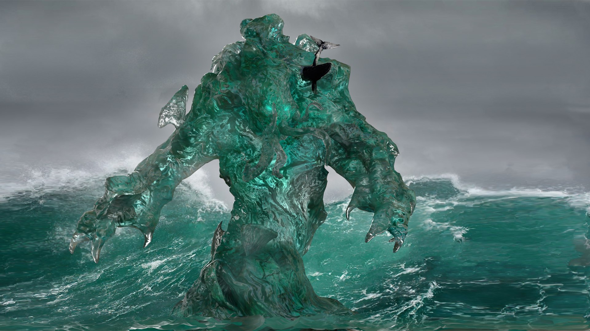 3D Water Golem - TurboSquid 2400650