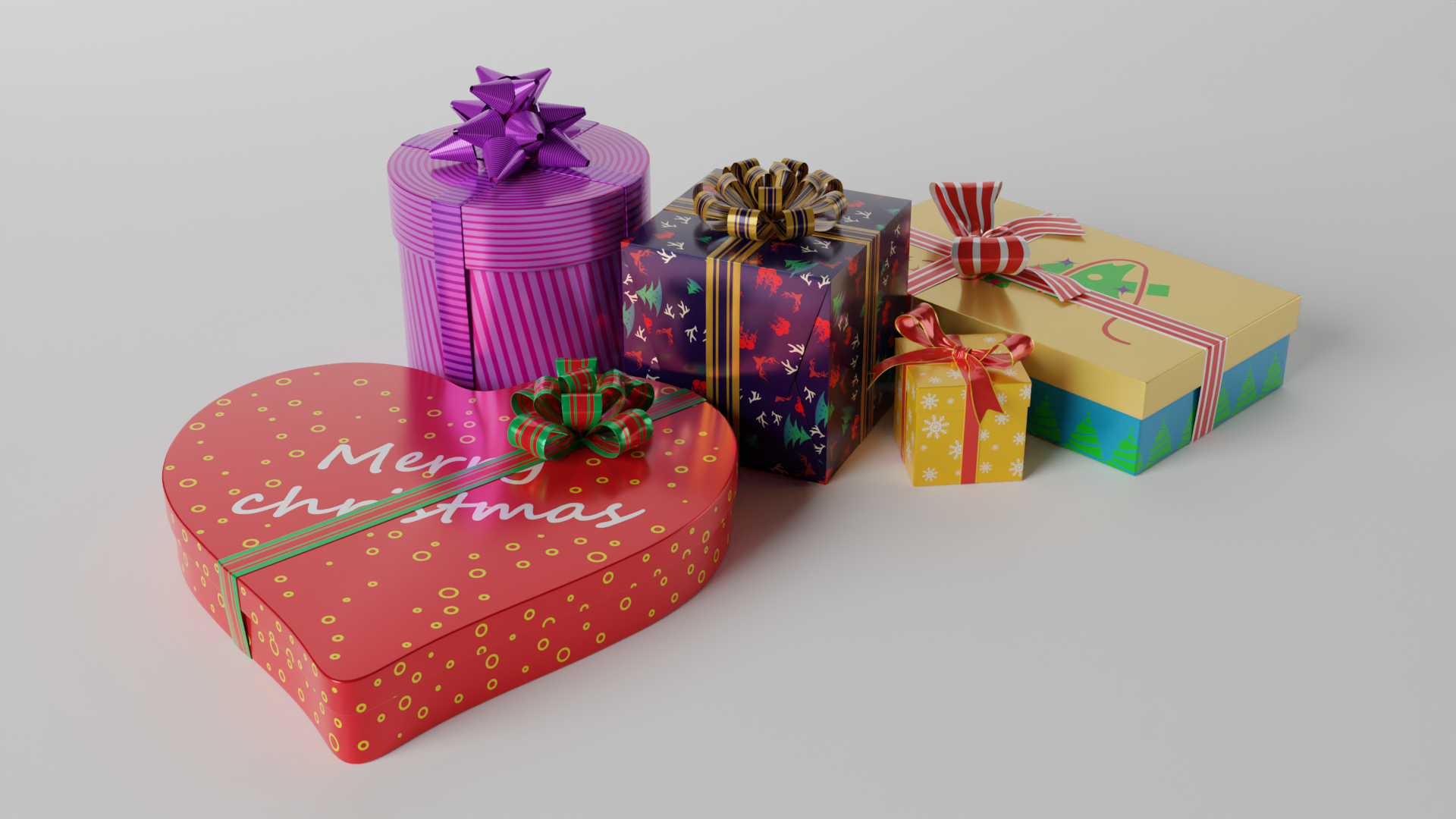3D Model Christmas Gifts - TurboSquid 1819923