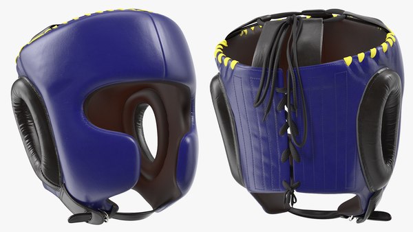 3D boxing headgear blue cheek model - TurboSquid 1554959