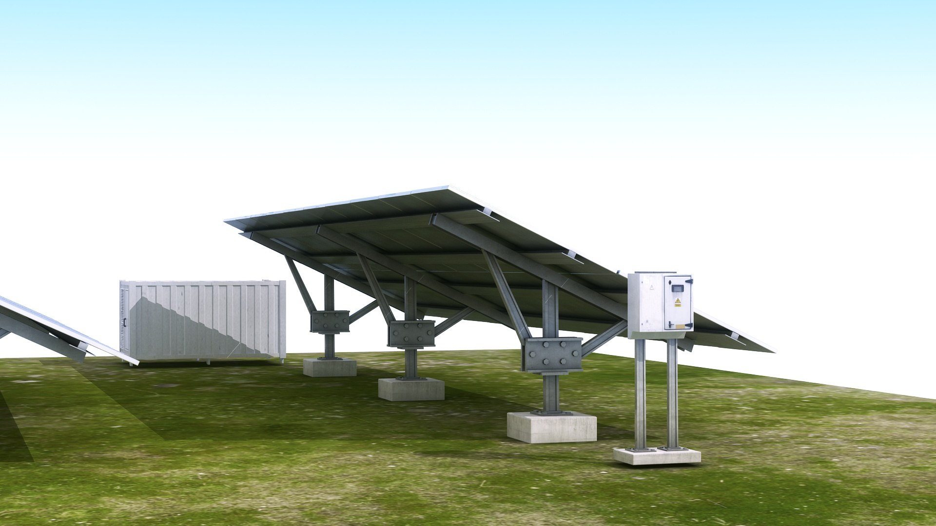 3D Solar Panel Wind Model - TurboSquid 1707542