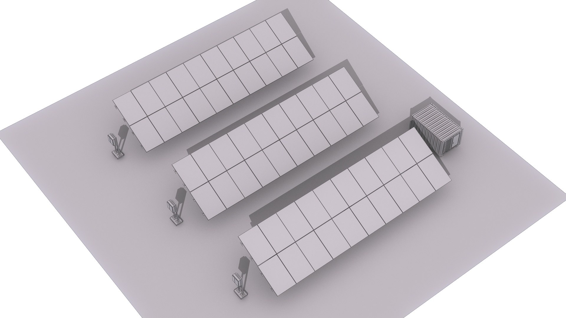 3D solar panel wind model - TurboSquid 1707542