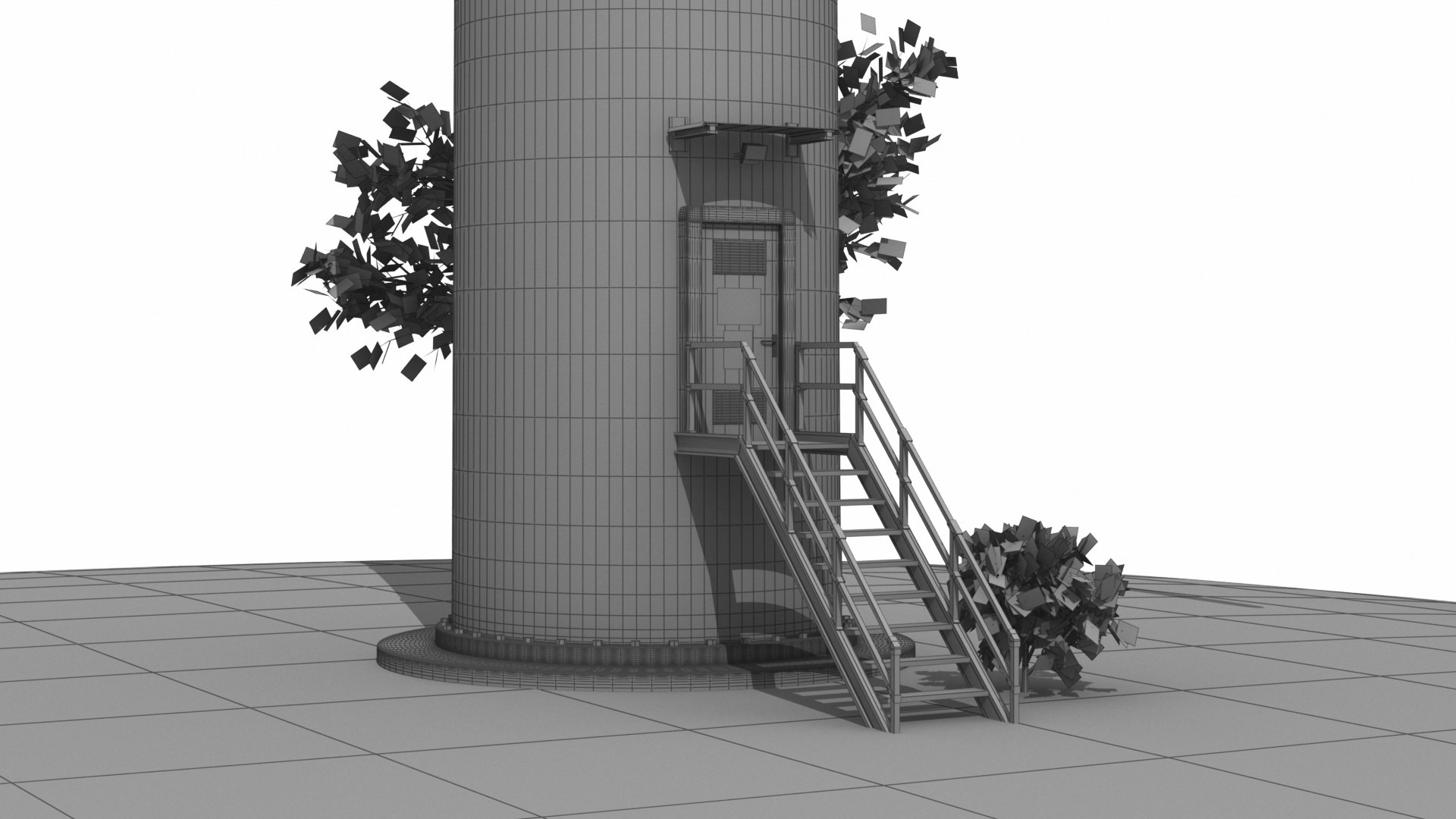 3D solar panel wind model - TurboSquid 1707542