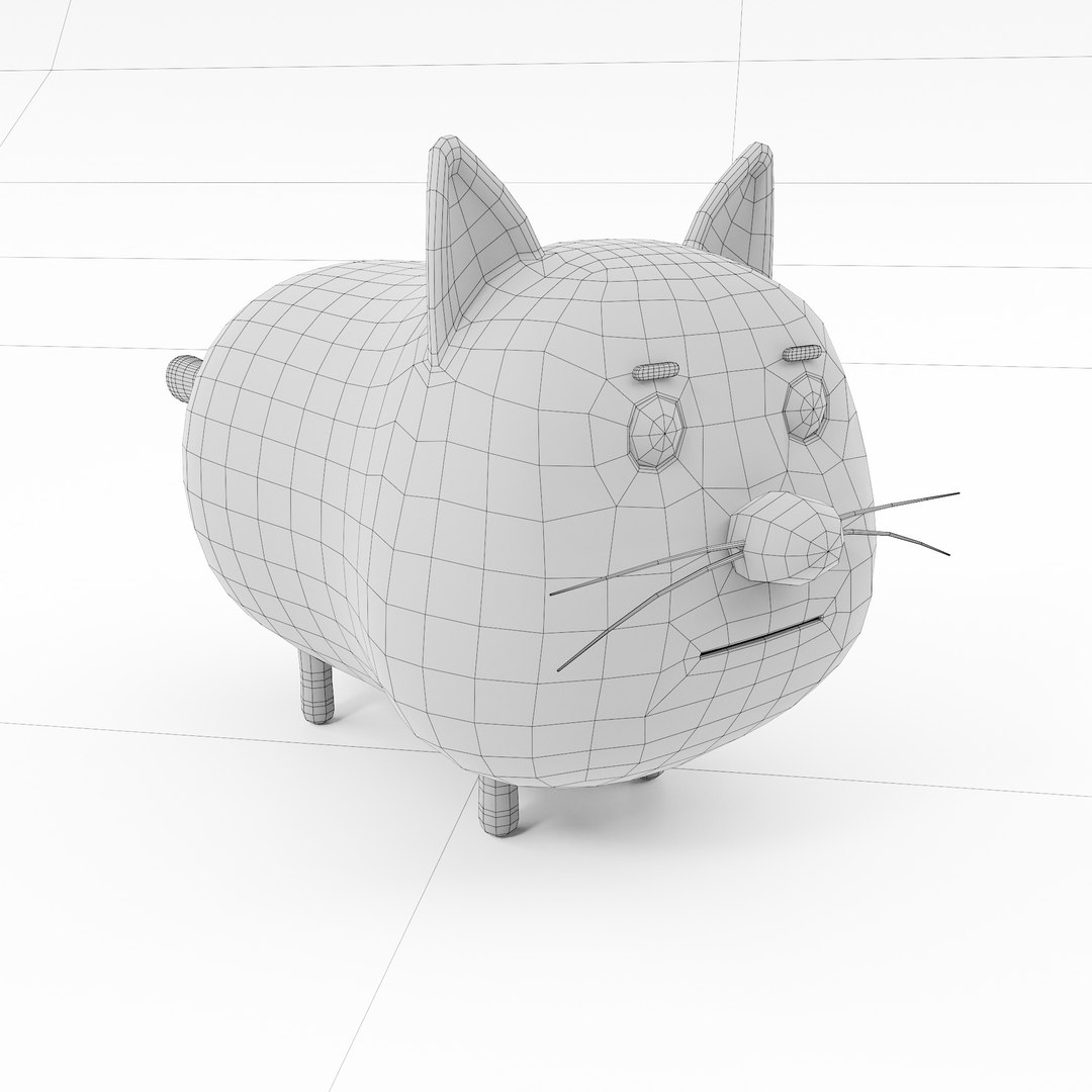 3D Model Cat Toon 3d Model - TurboSquid 1996900