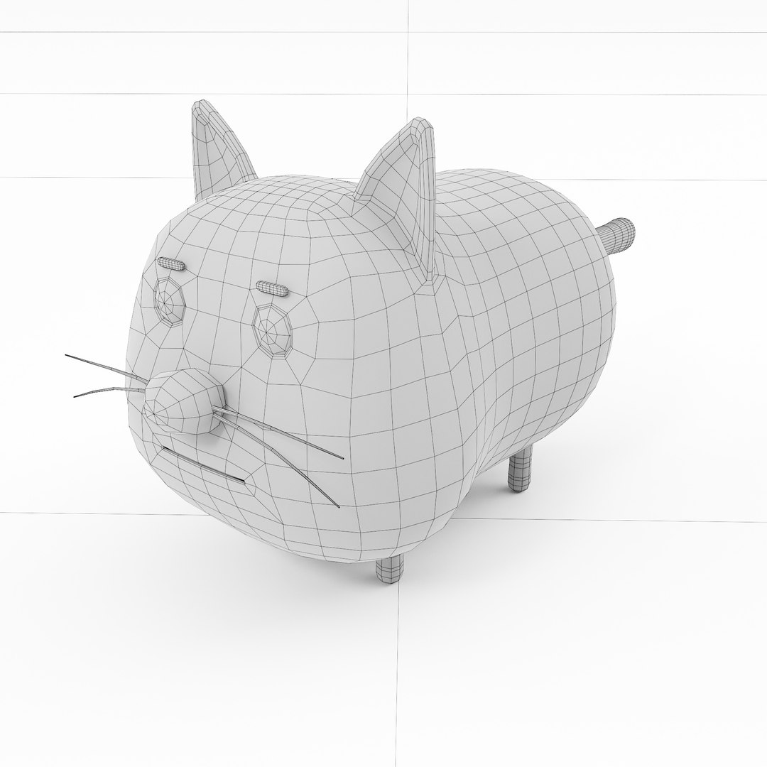 3D Model Cat Toon 3d Model - TurboSquid 1996900