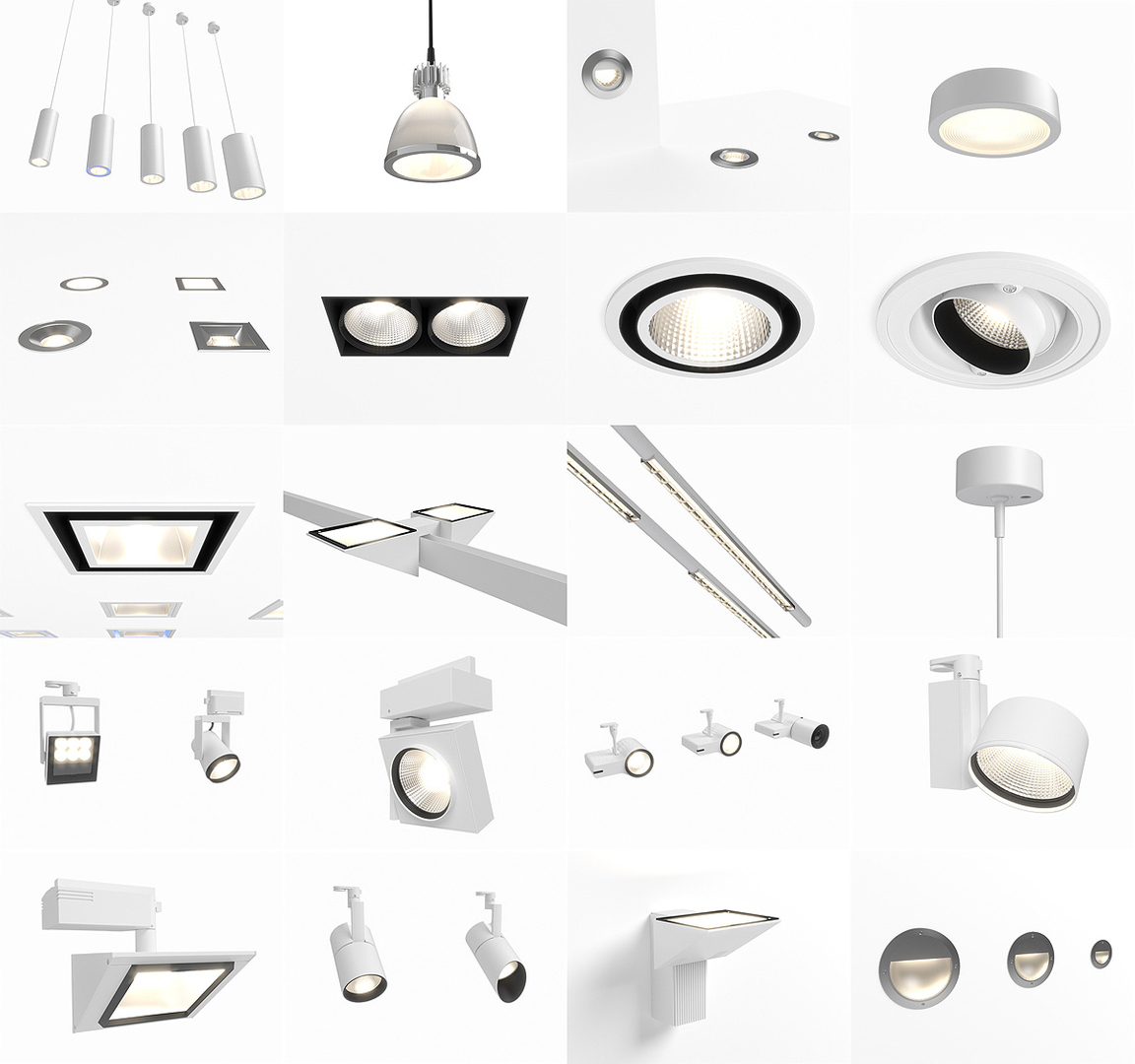 3d pack erco indoor lights