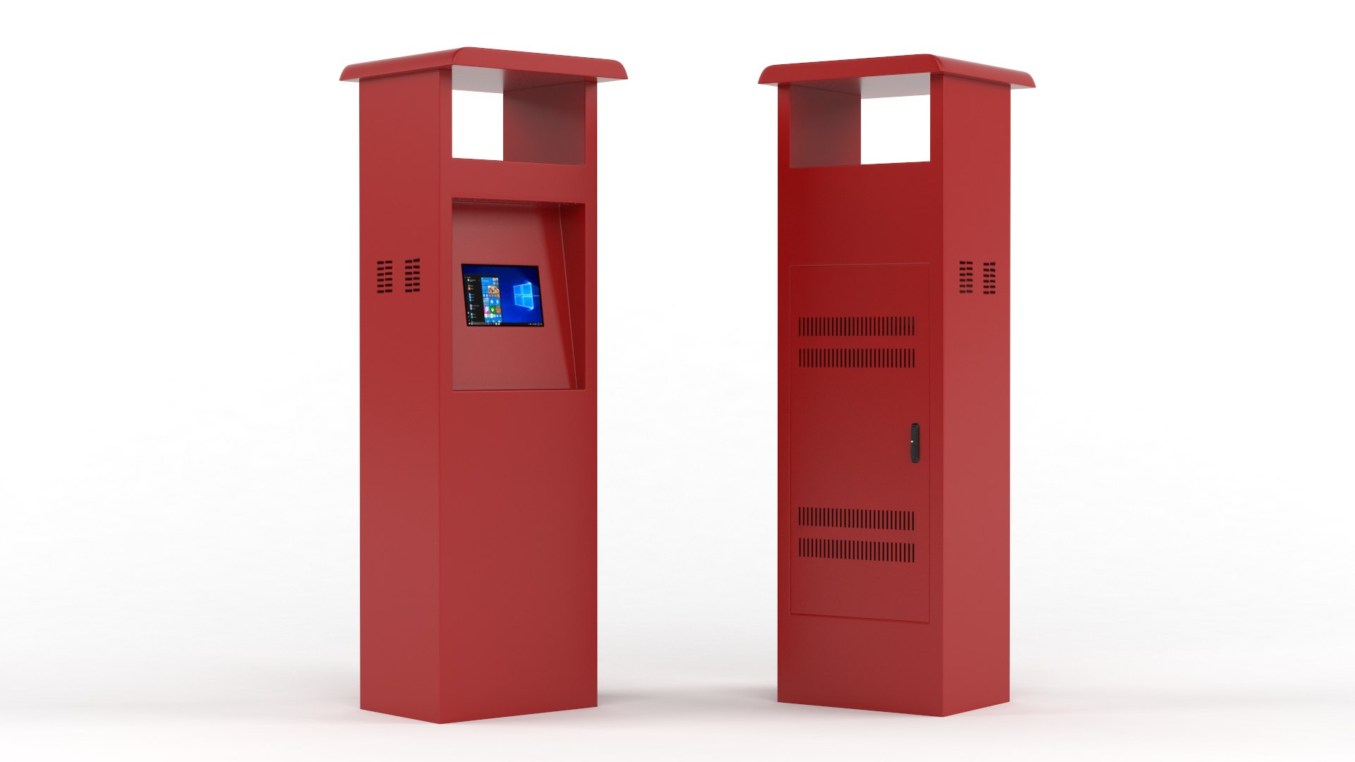 3D Electronic Kiosk - TurboSquid 2265804