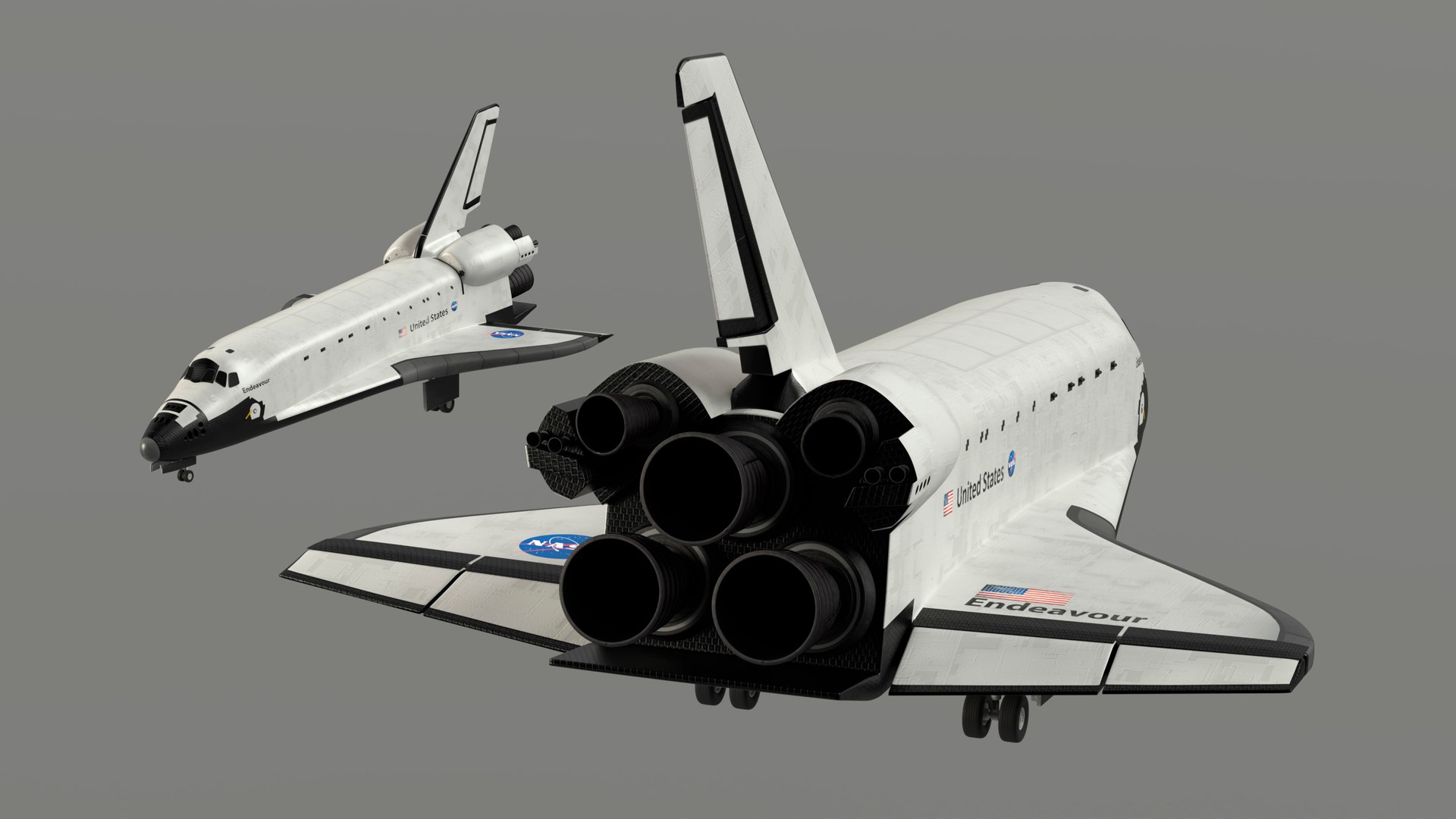 3D Nasa Space Shuttle Endeavour Model - TurboSquid 2261398