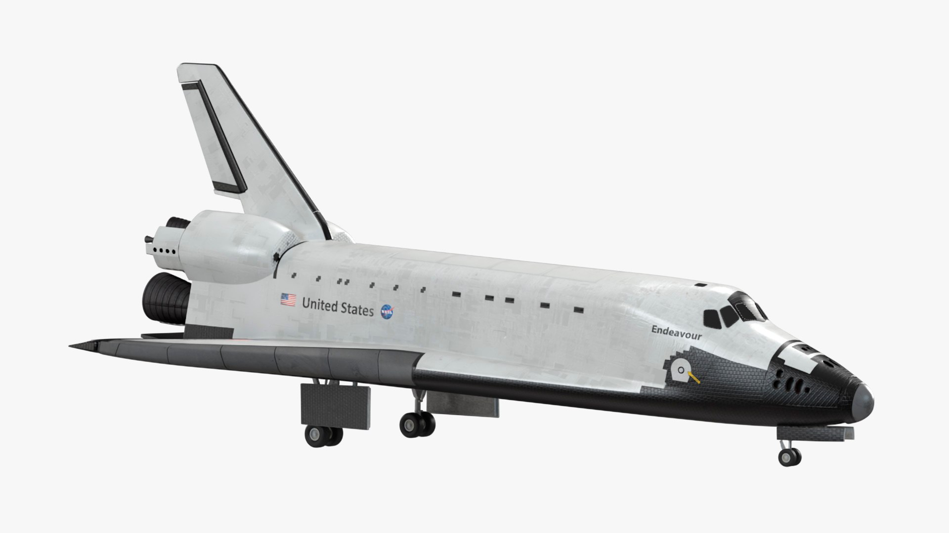 3D Nasa Space Shuttle Endeavour Model - TurboSquid 2261398