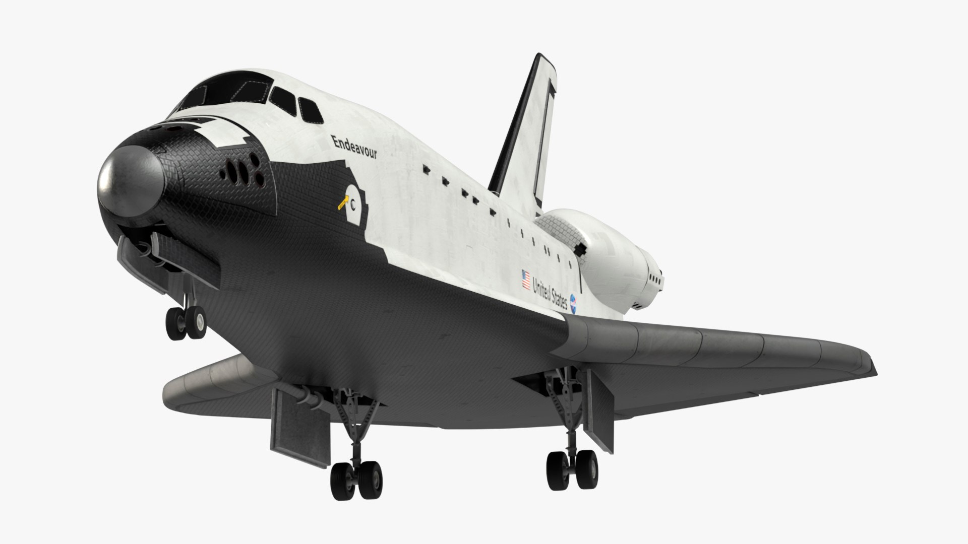 3D Nasa Space Shuttle Endeavour Model - TurboSquid 2261398