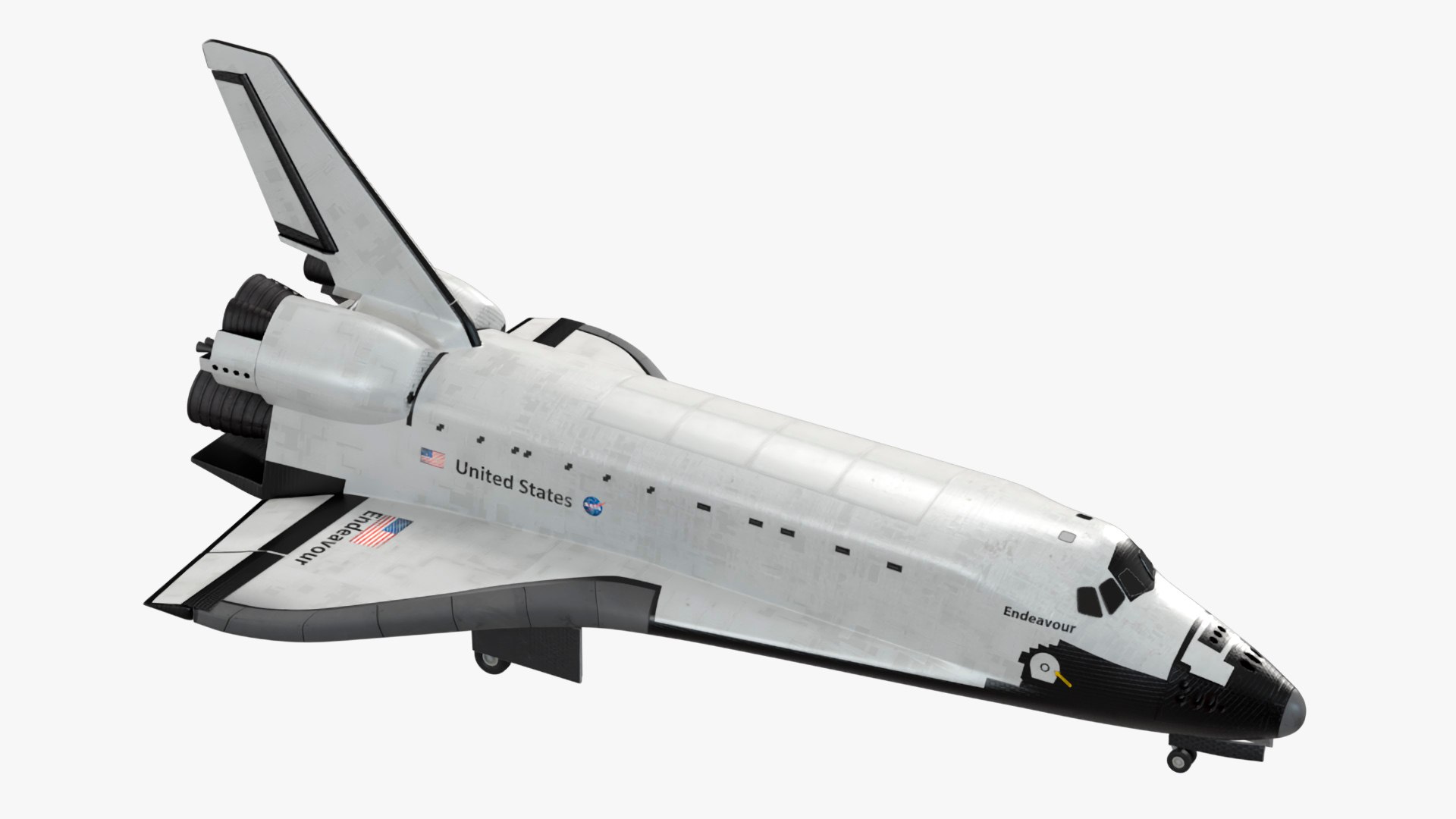 3D Nasa Space Shuttle Endeavour Model - TurboSquid 2261398