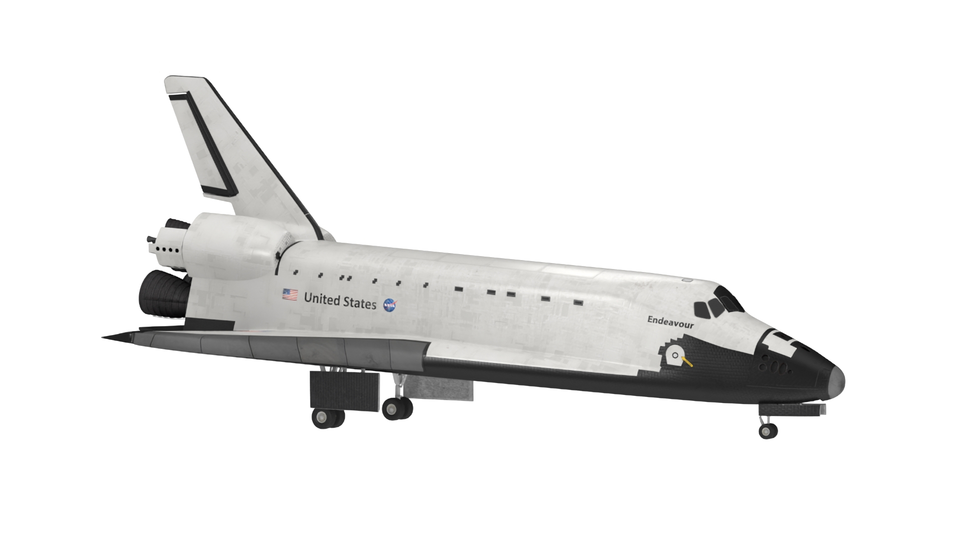 3D Nasa Space Shuttle Endeavour Model - TurboSquid 2261398