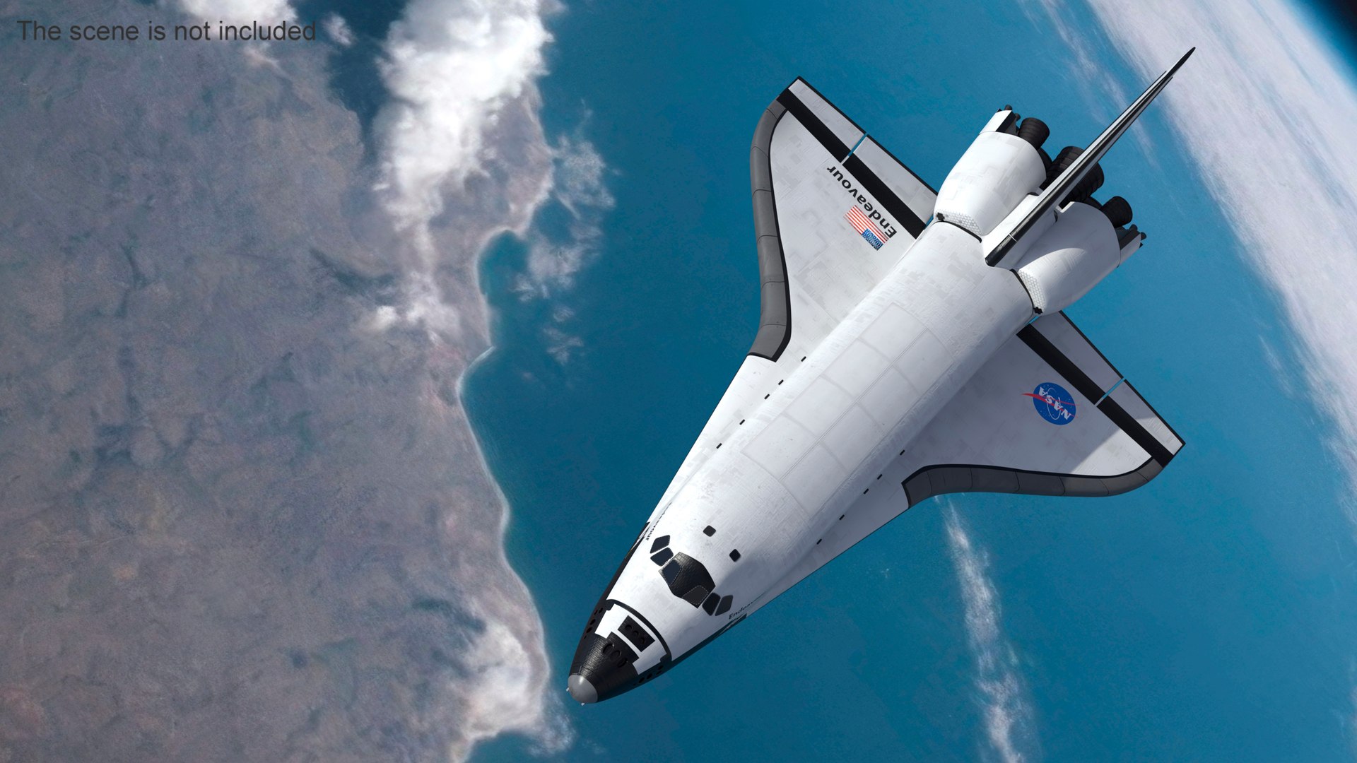 3D Nasa Space Shuttle Endeavour Model - TurboSquid 2261398