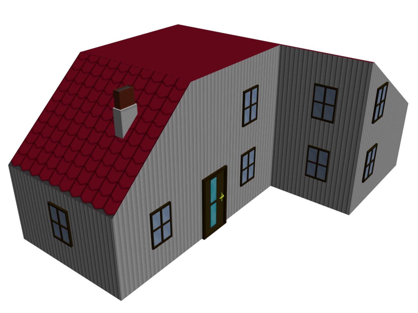 max cartoon house construction kit