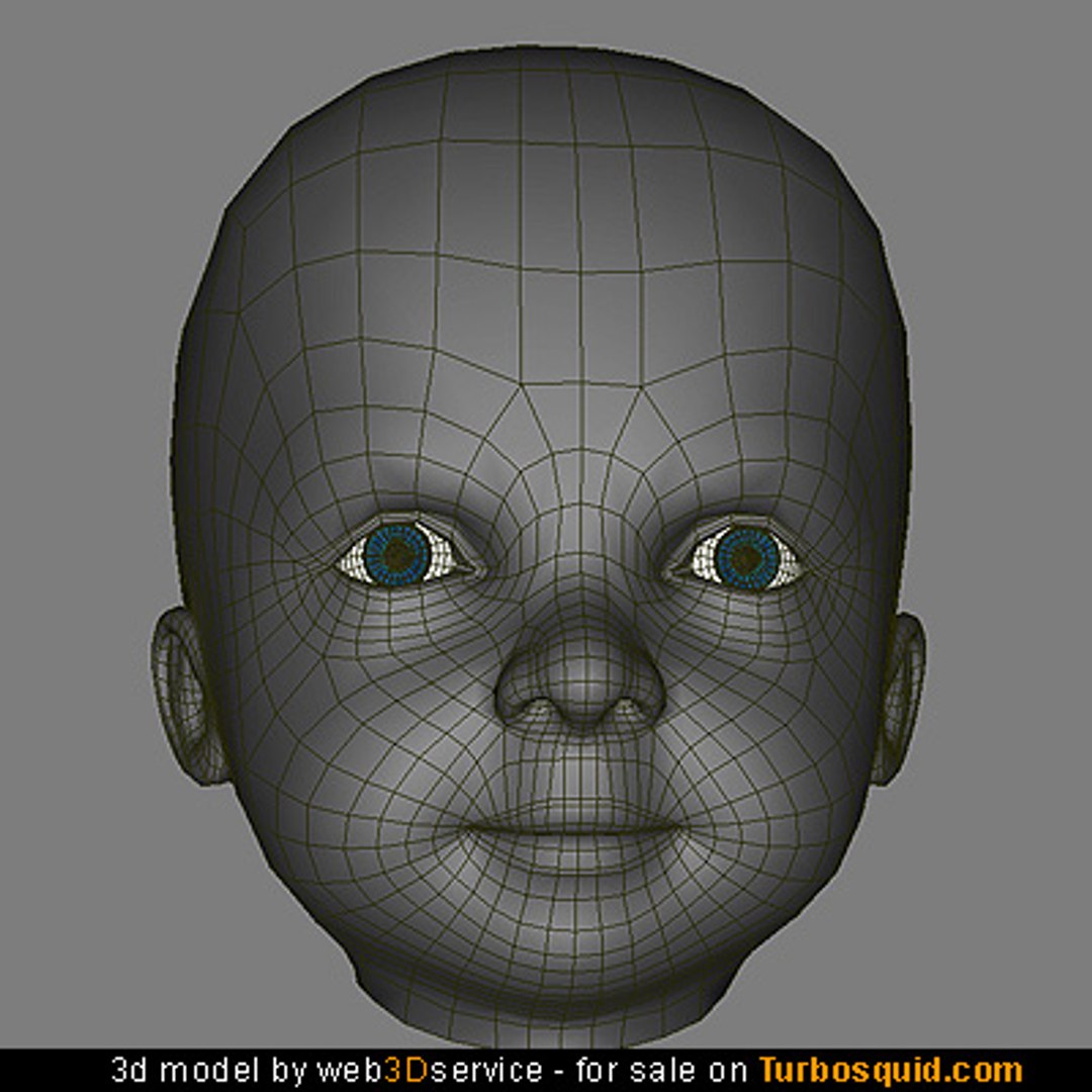 Infant Head 3d 3ds