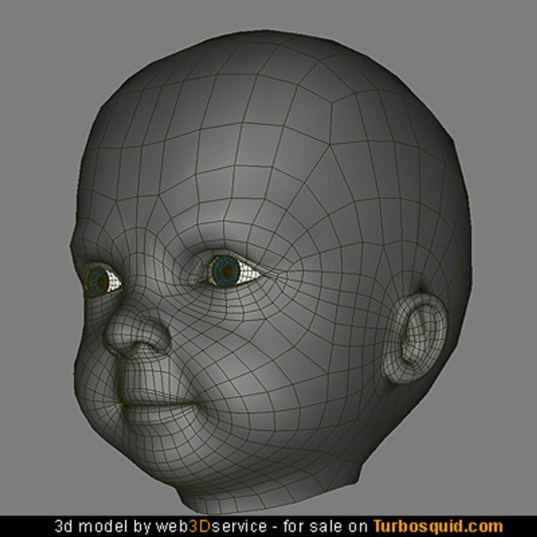 Infant Head 3d 3ds
