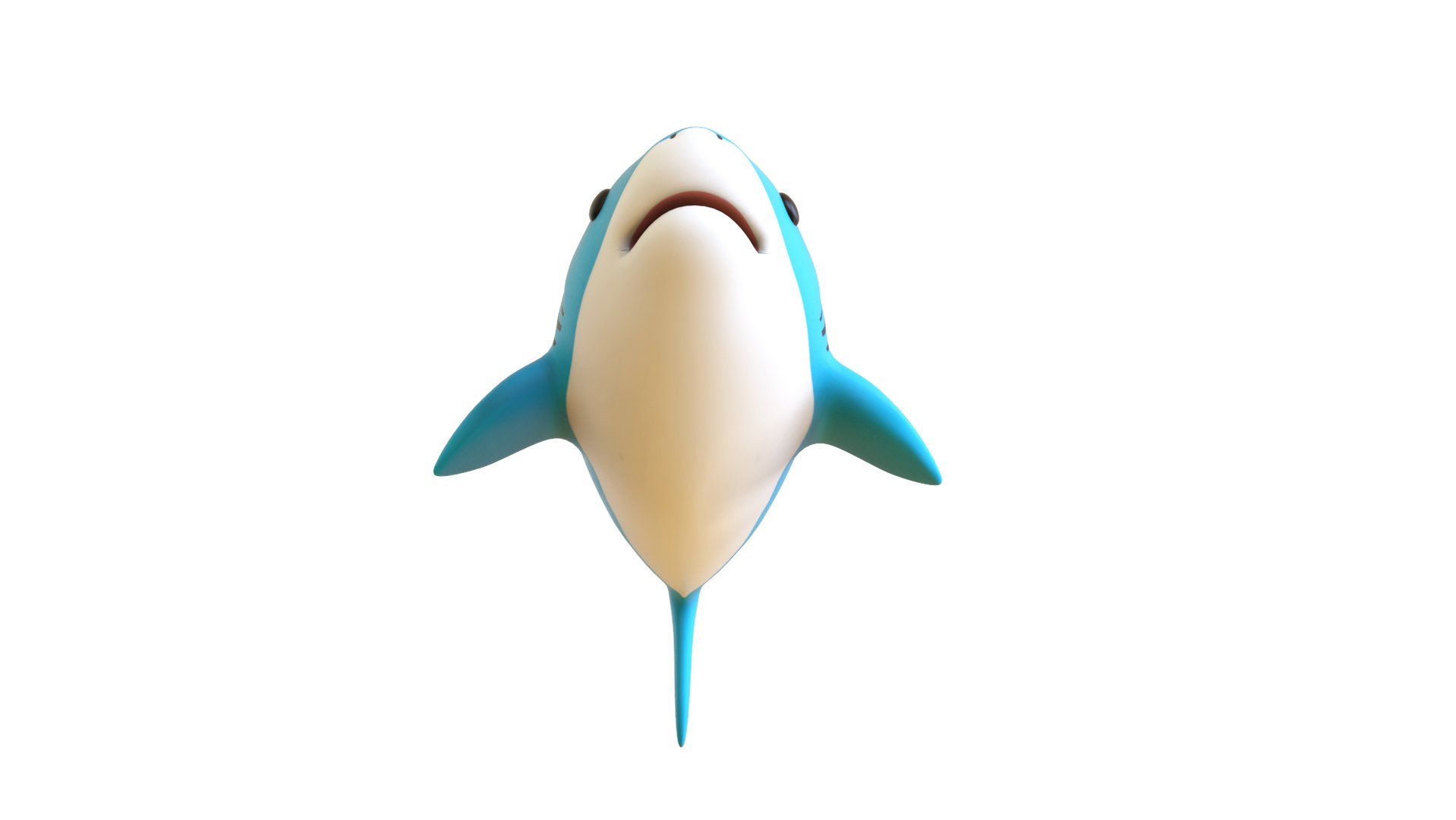3D Cartoon Little Shark 3D Model - High-Quality Animated Character Model - TurboSquid 2380667