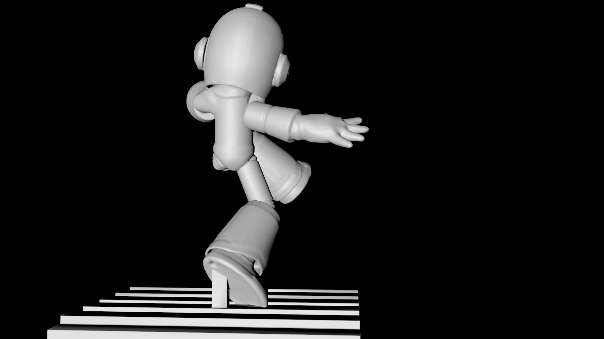 3D Blue Space Man - TurboSquid 2272604