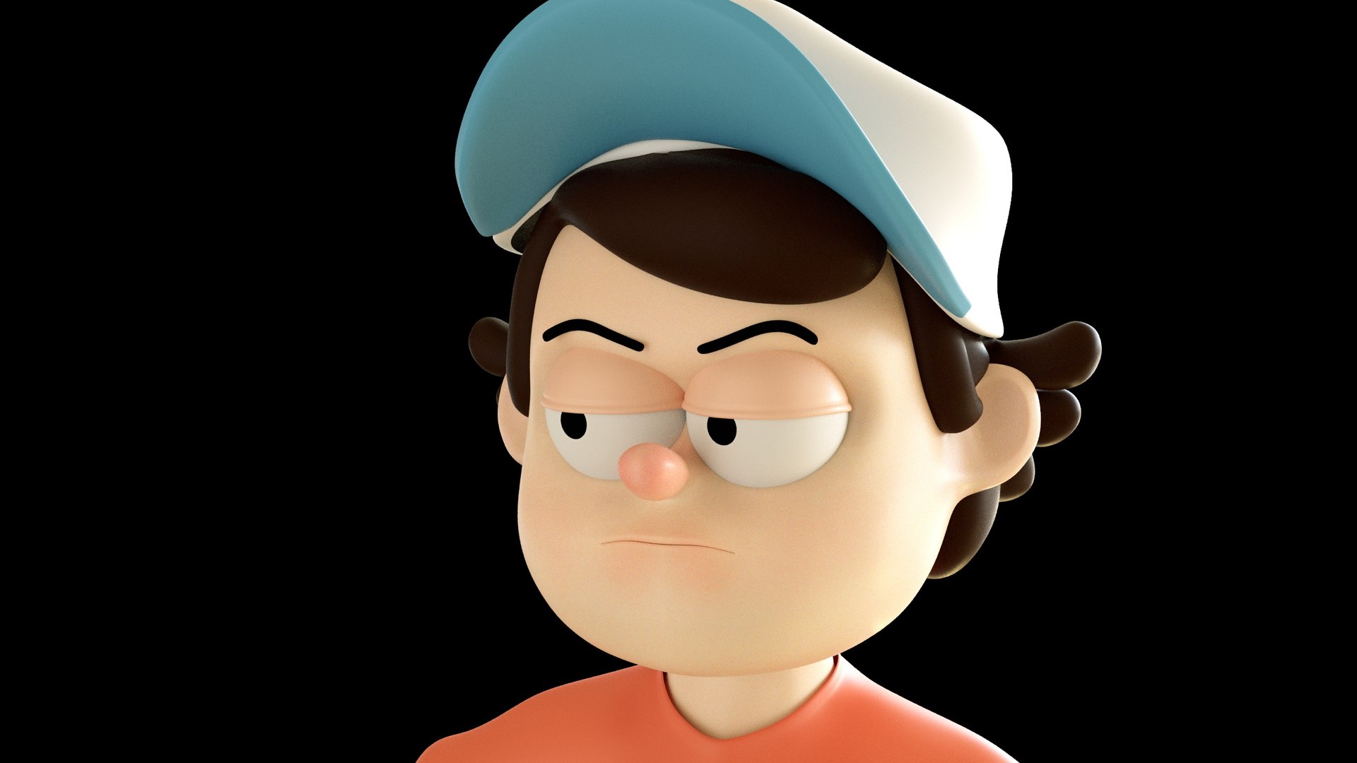 3D Dipper Pines - Gravity Falls Character - TurboSquid 2073886