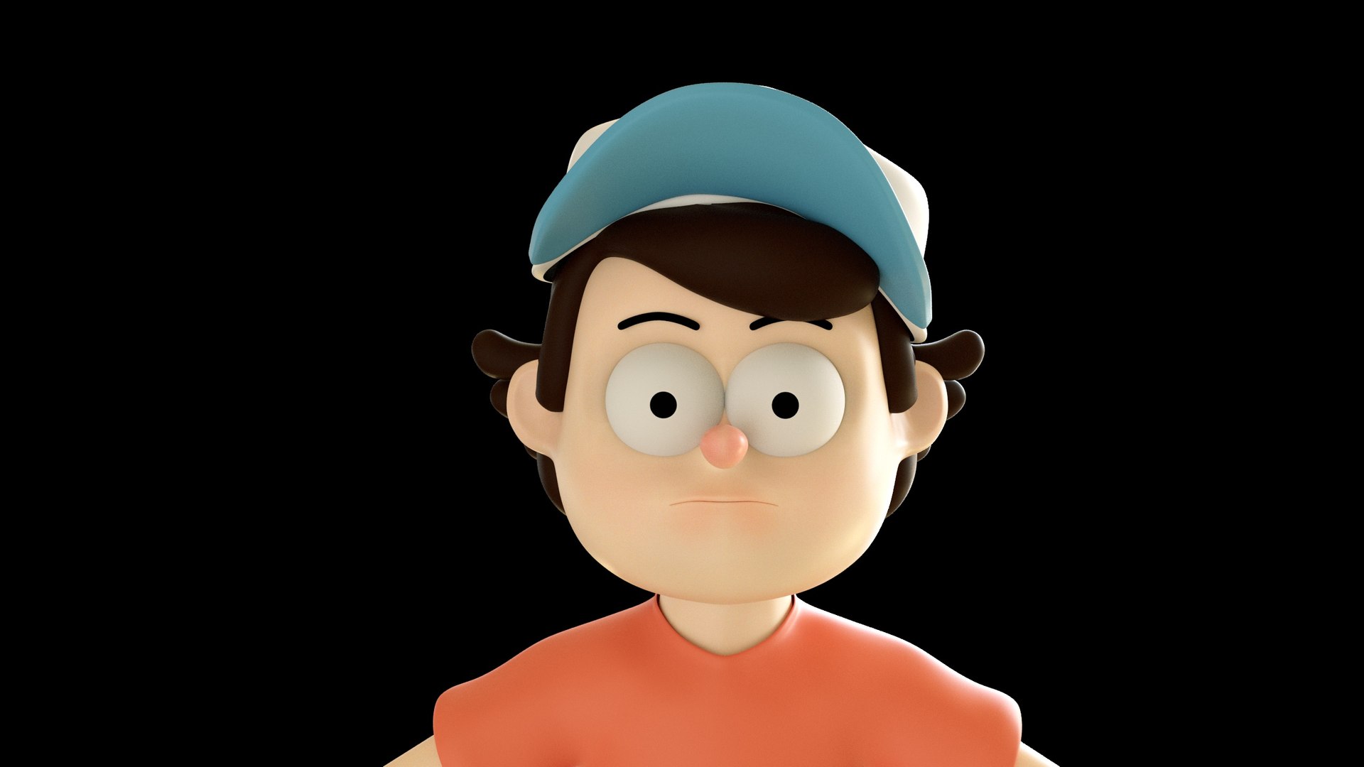 3D Dipper Pines - Gravity Falls Character - TurboSquid 2073886