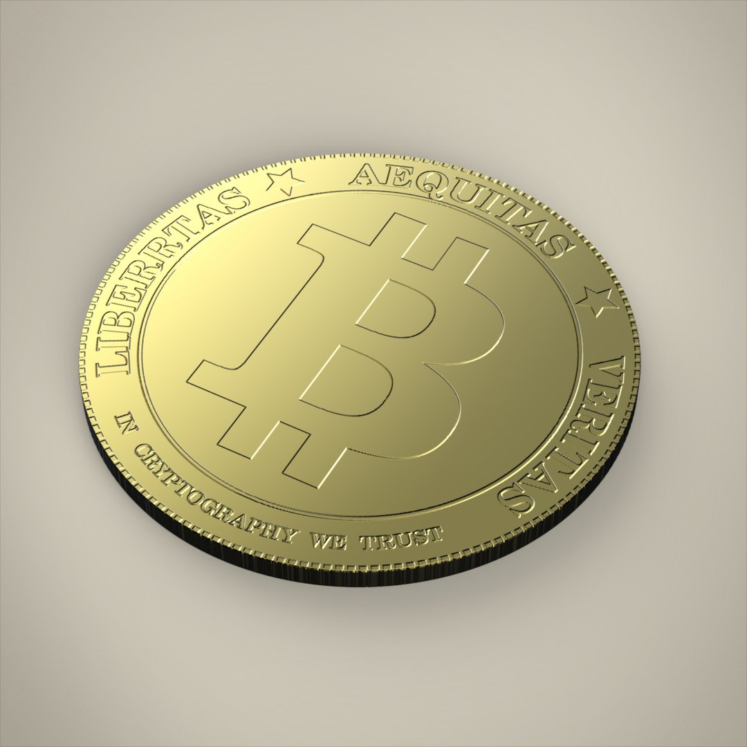 3D bitcoin coin bit - TurboSquid 1713120