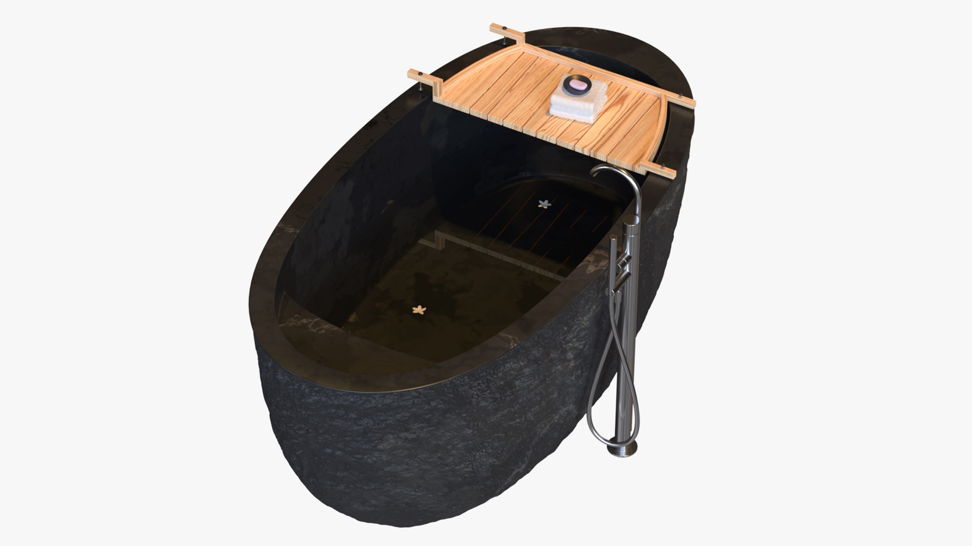 NAGA STONE BATH WITH WILD EDGE BATI BALI Model - TurboSquid 1839397