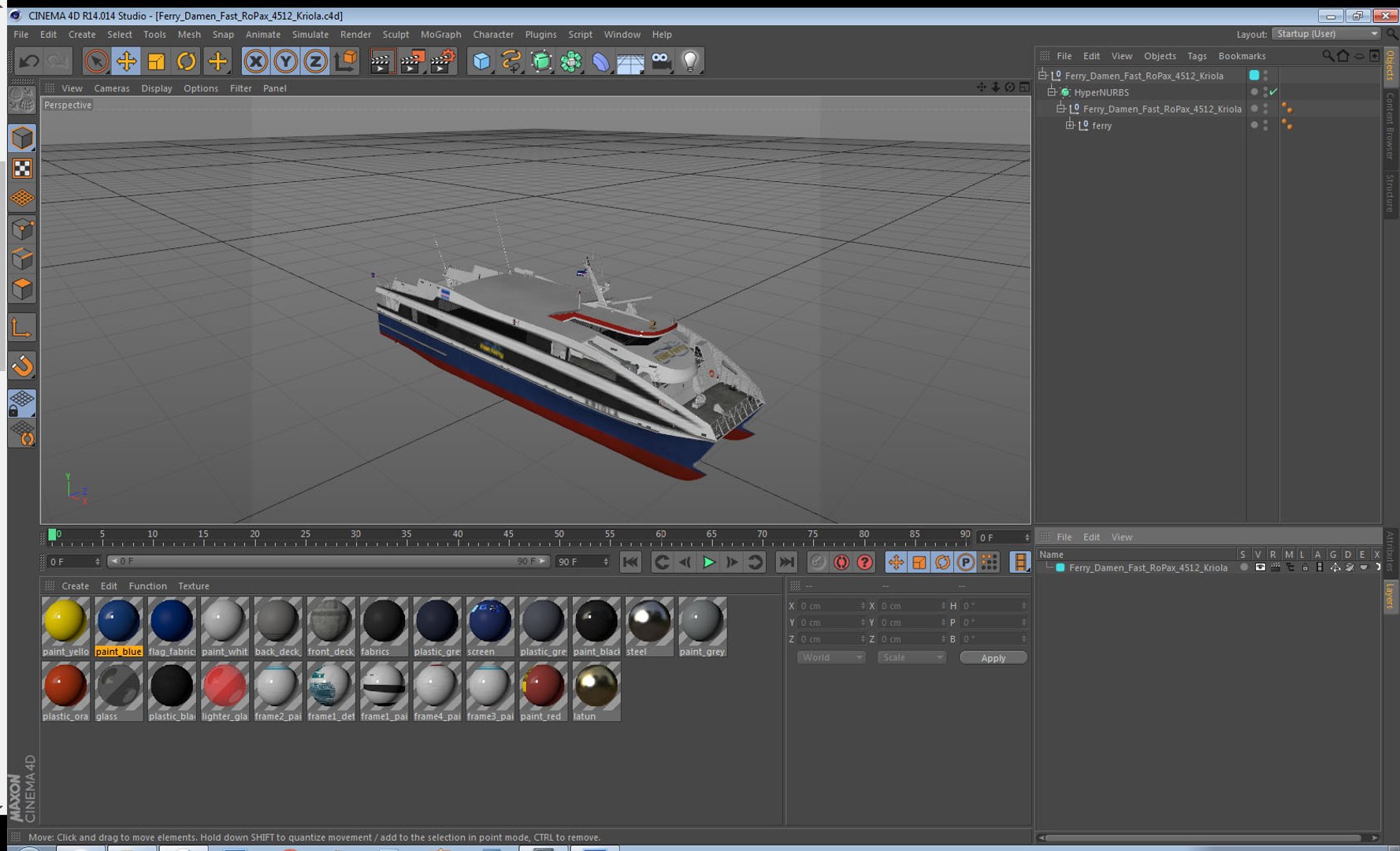 3D ferry fast ropax 4512 model - TurboSquid 1397833