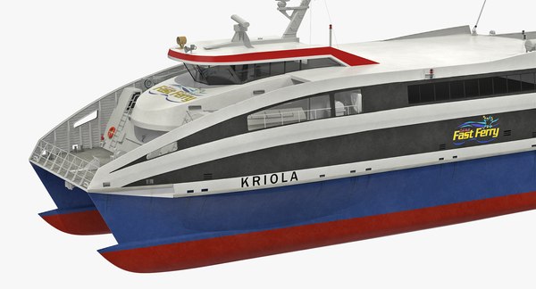 modelo 3d Ferry rápido RoPax 4512 Kriola - TurboSquid 1397833
