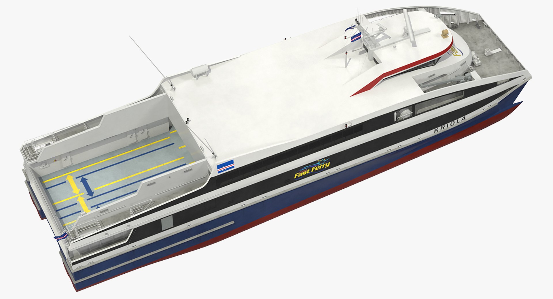 3D ferry fast ropax 4512 model - TurboSquid 1397833