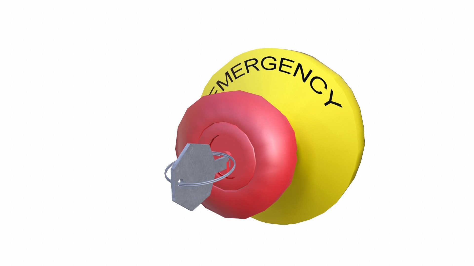 3D Emergency Stop - TurboSquid 2332698