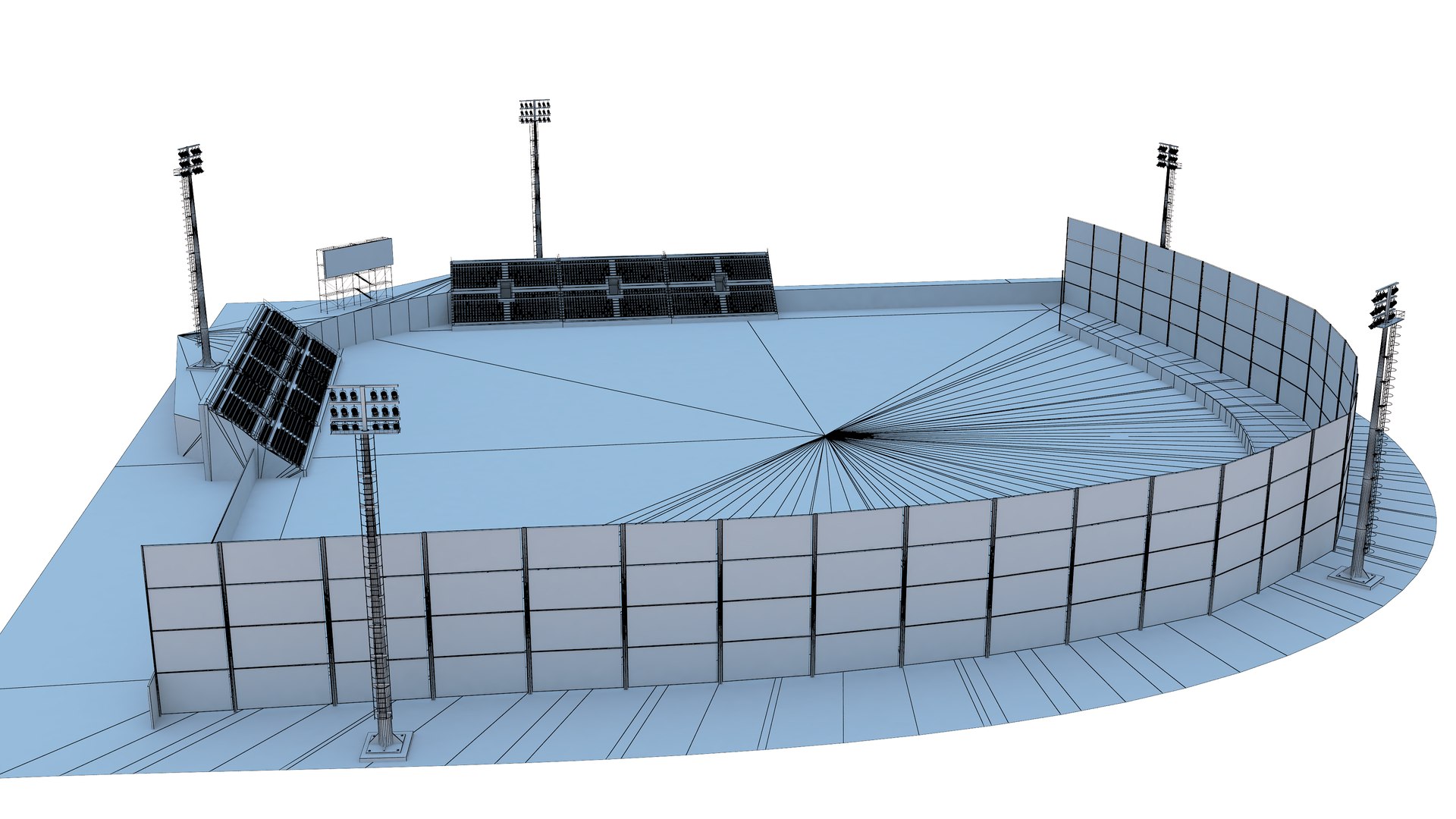 Baseball Base Stadium 3D Model - TurboSquid 1610279