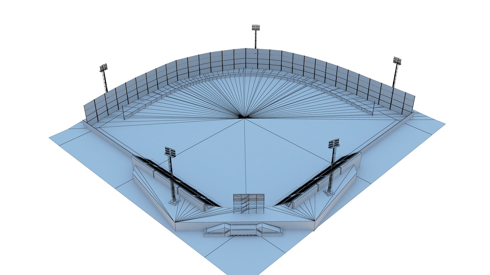 Baseball Base Stadium 3D Model - TurboSquid 1610279