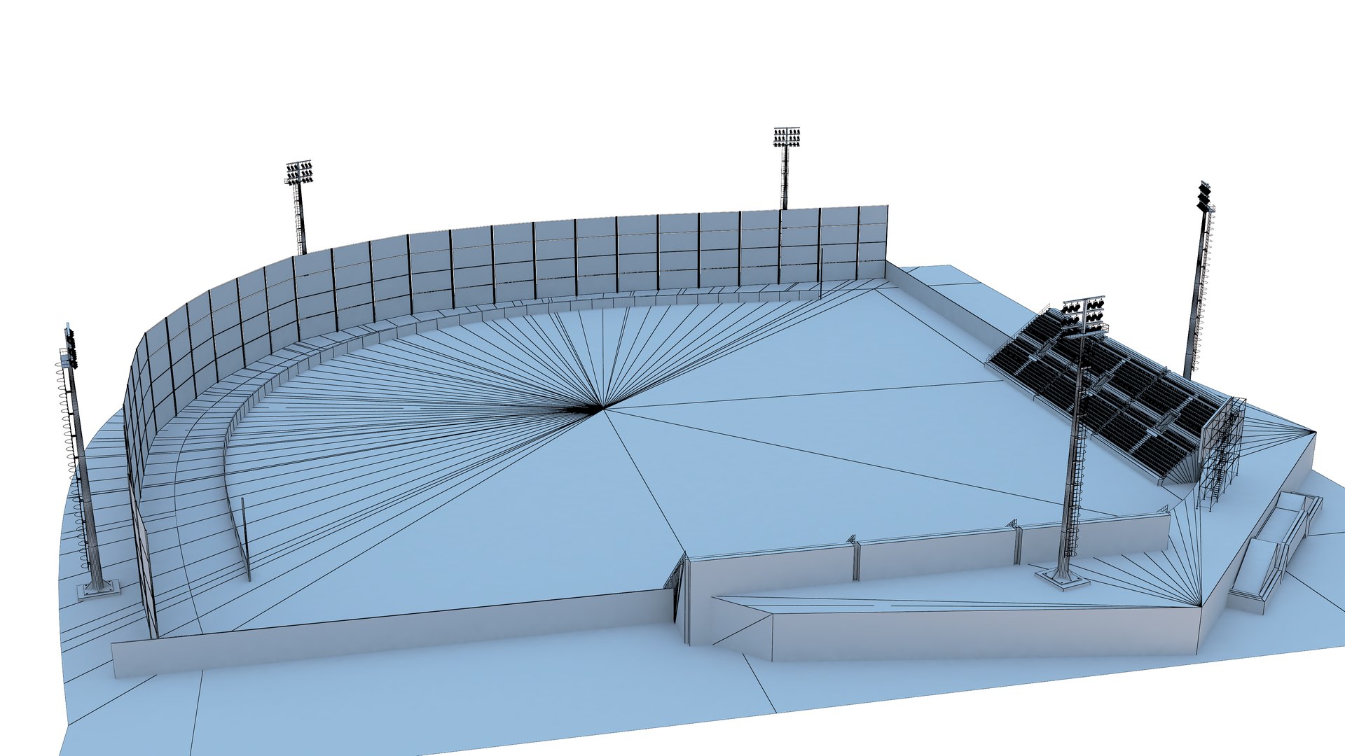 Baseball Base Stadium 3D Model - TurboSquid 1610279
