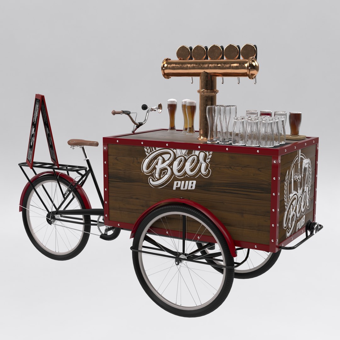 3D Model Beer Bike - TurboSquid 1657813