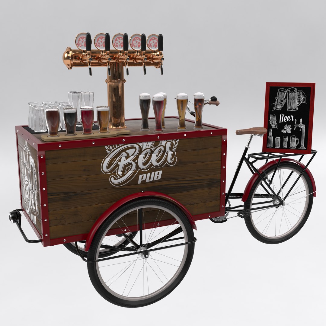 3D Model Beer Bike - TurboSquid 1657813