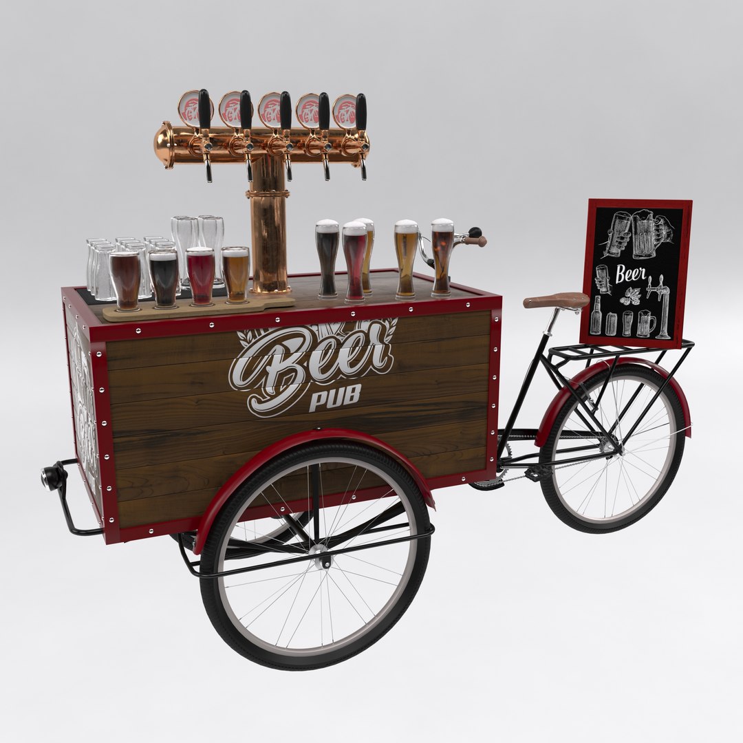 3D Model Beer Bike - TurboSquid 1657813