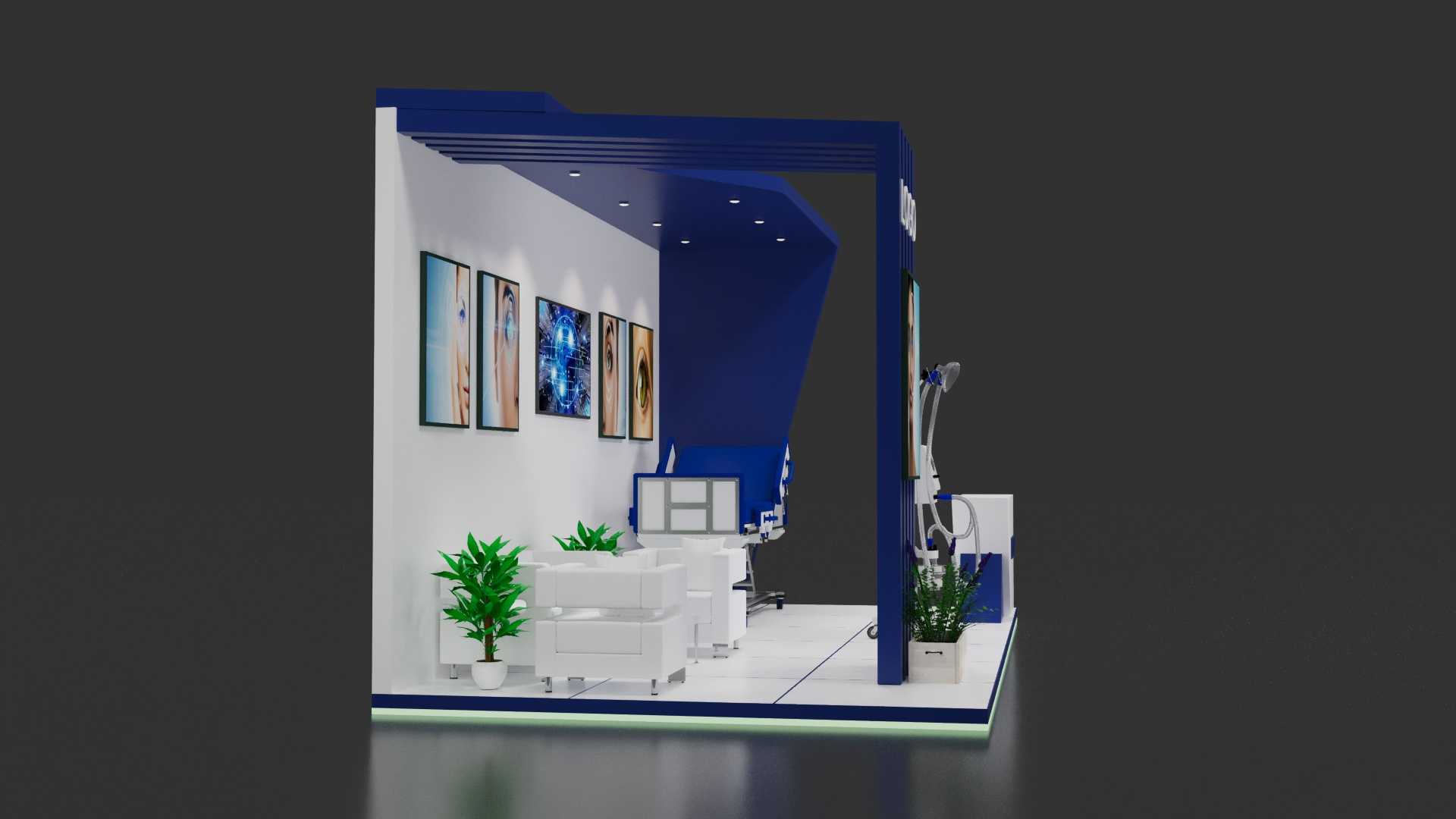 3D Model 6x3 M Medical Exhibition - TurboSquid 2264113