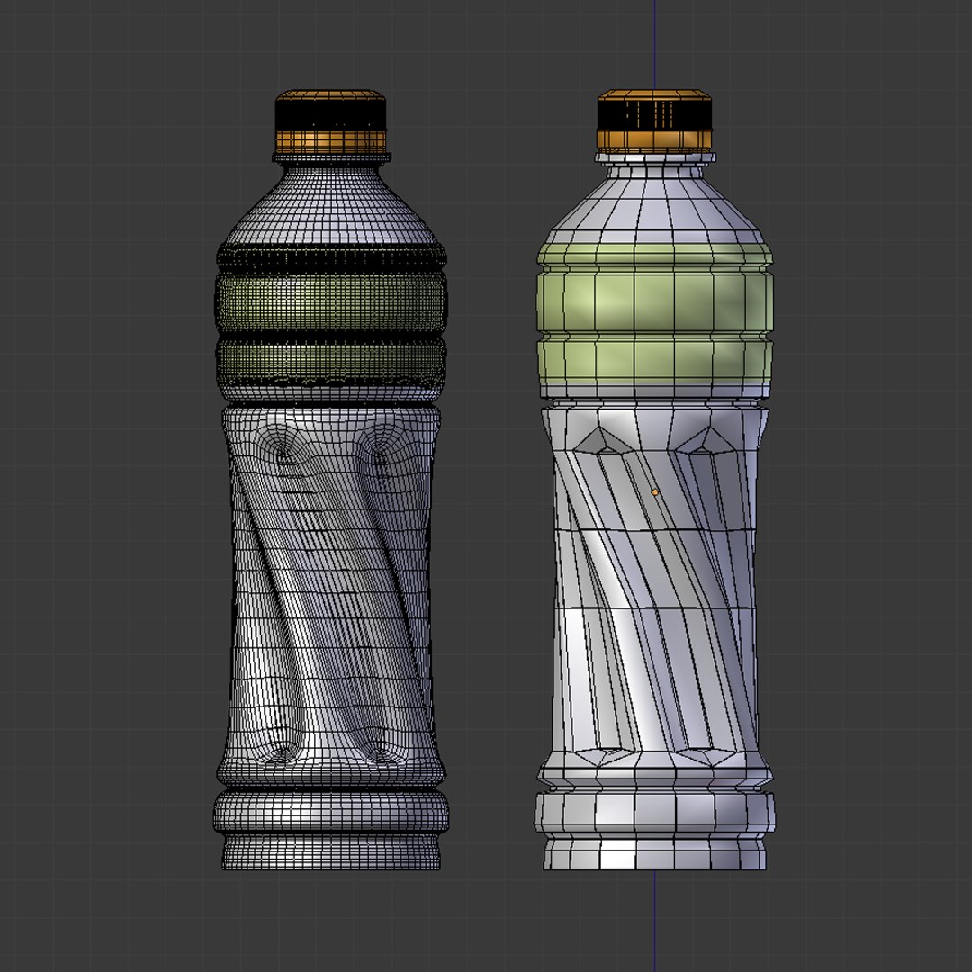 Bottle Plastic 3D Model - TurboSquid 1247568