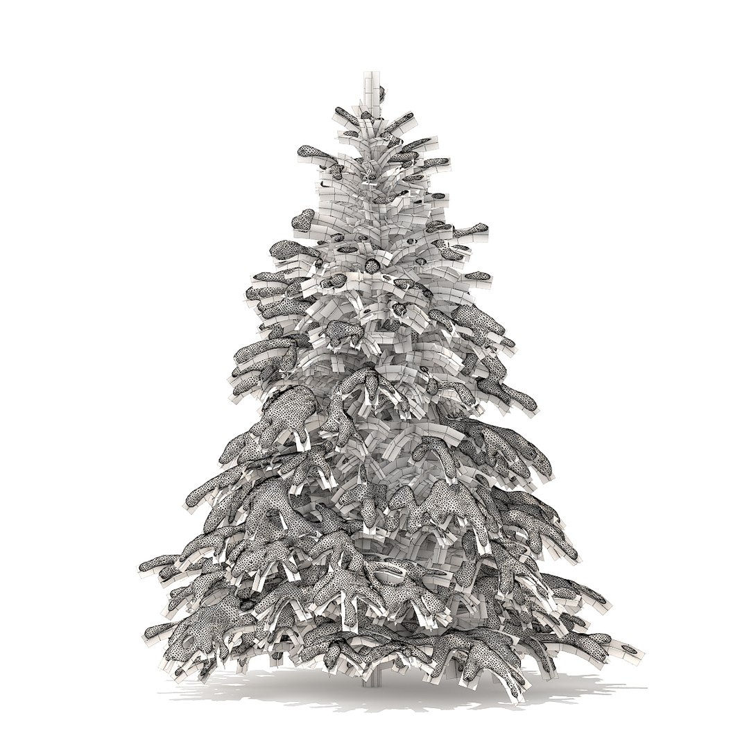 Spruce Tree Snow 2 3D Model - TurboSquid 1273641