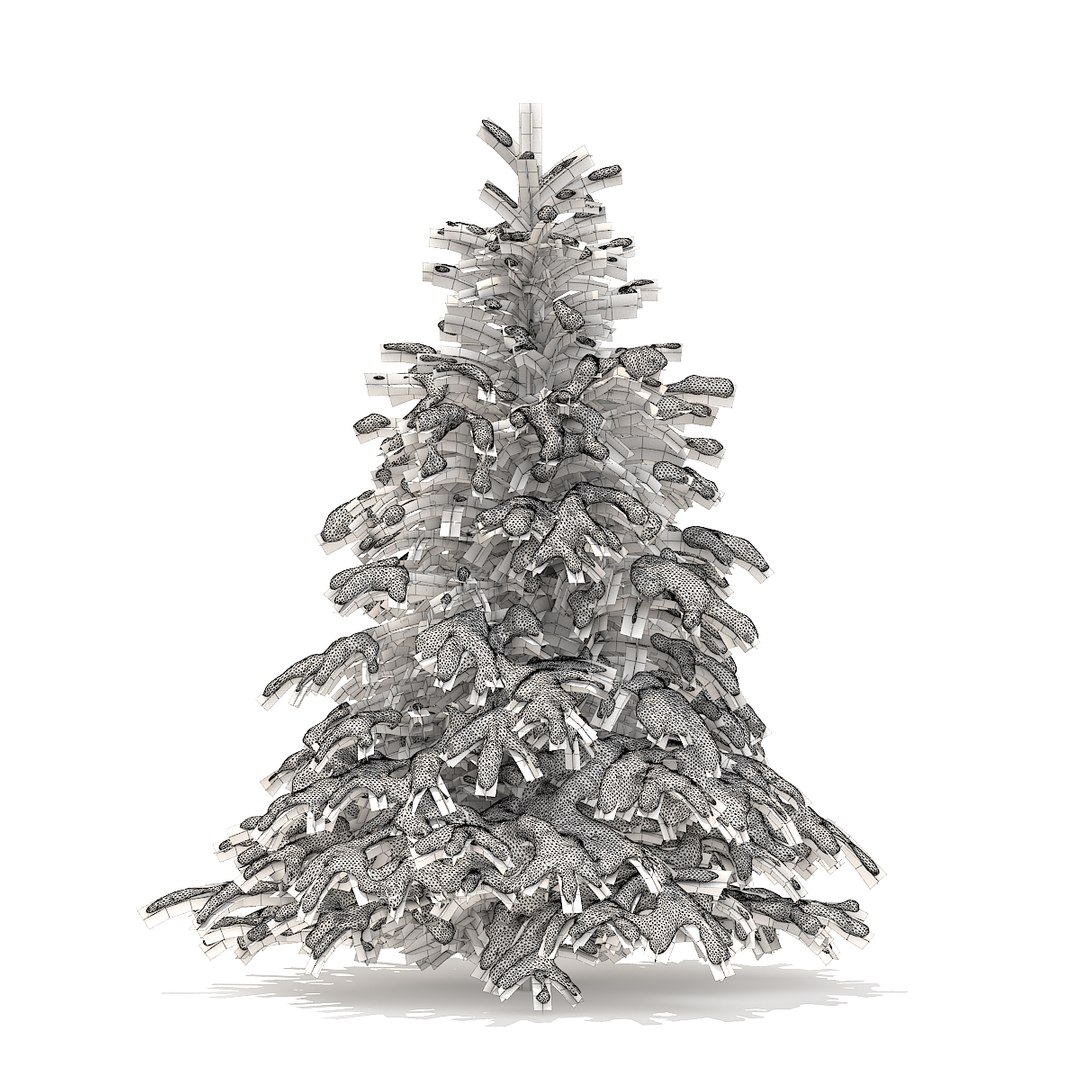 Spruce Tree Snow 2 3D Model - TurboSquid 1273641