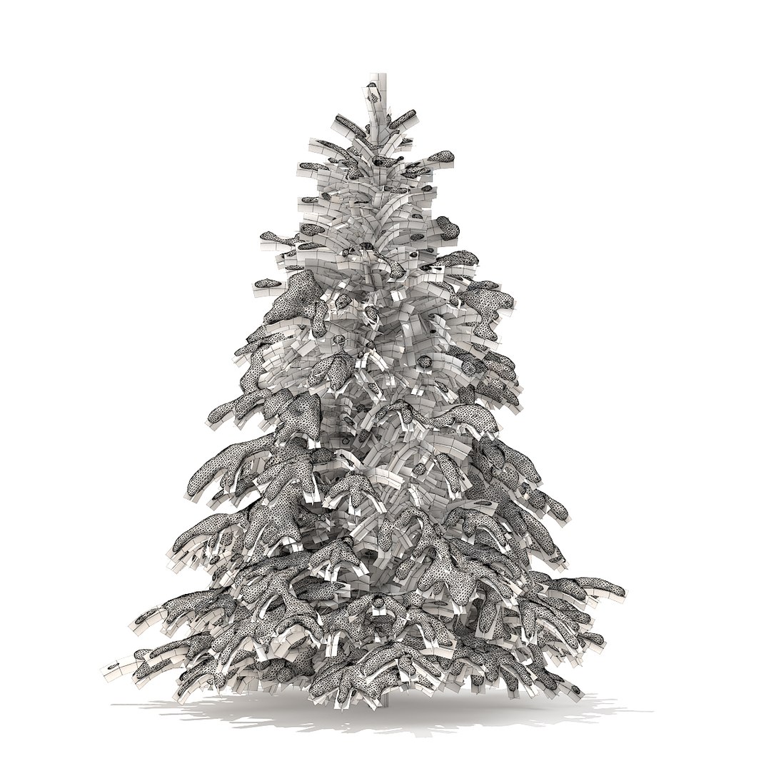 Spruce Tree Snow 2 3D Model - TurboSquid 1273641