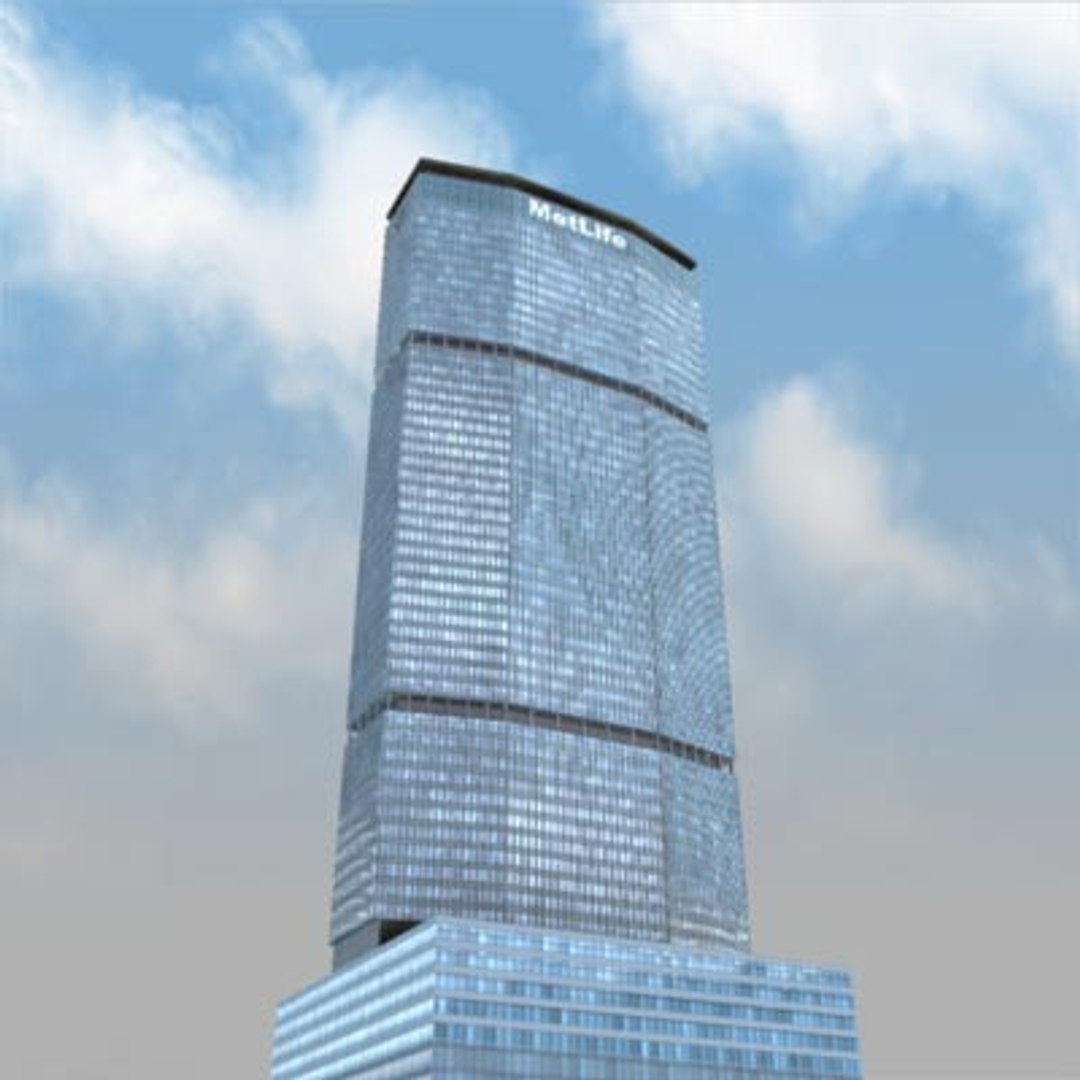 Metlife Building 3d Max