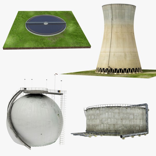 3d nuclear cooling tower