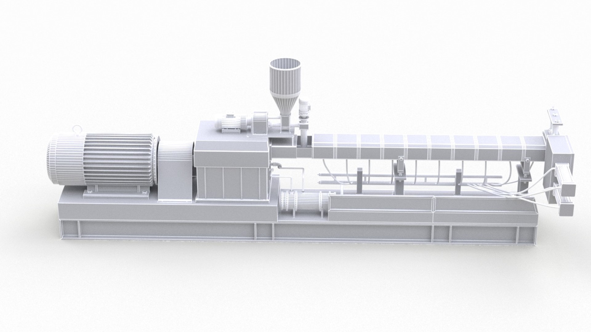 3D Model Double Screw Extruder - TurboSquid 2265891