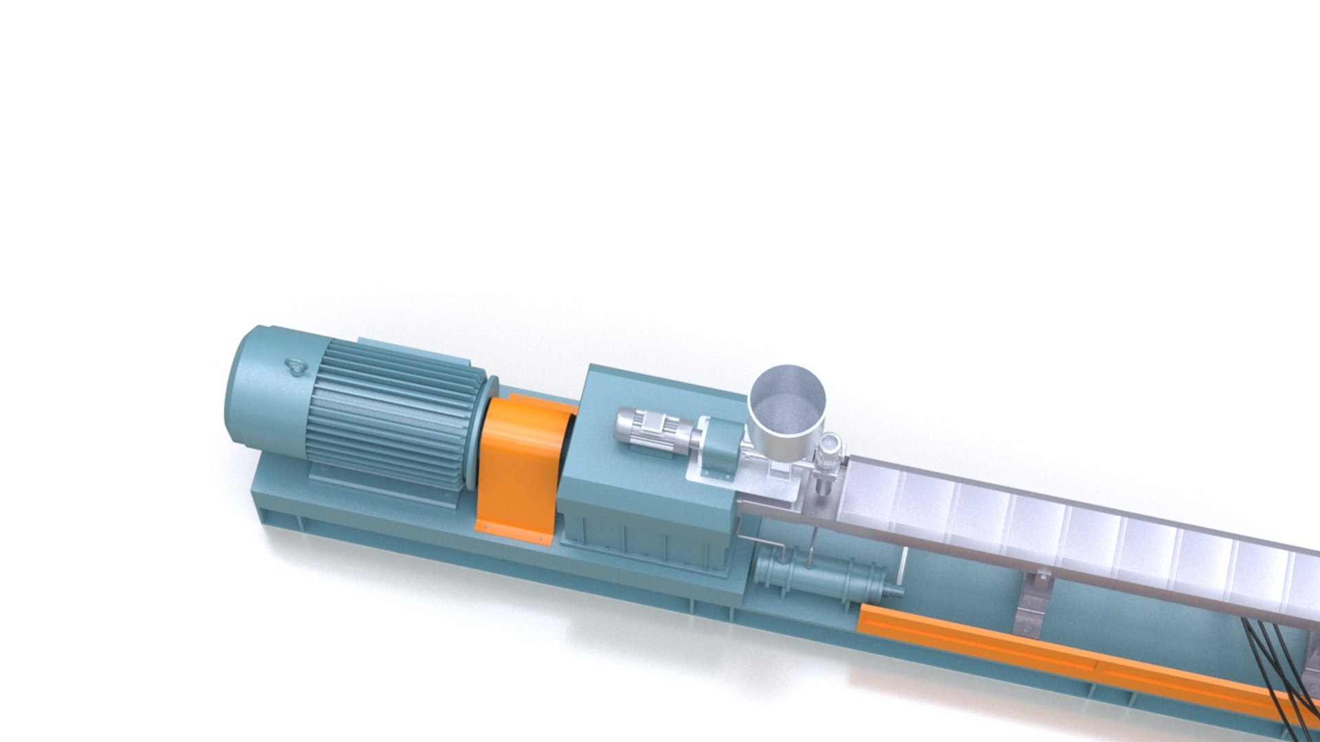 3D Model Double Screw Extruder - TurboSquid 2265891