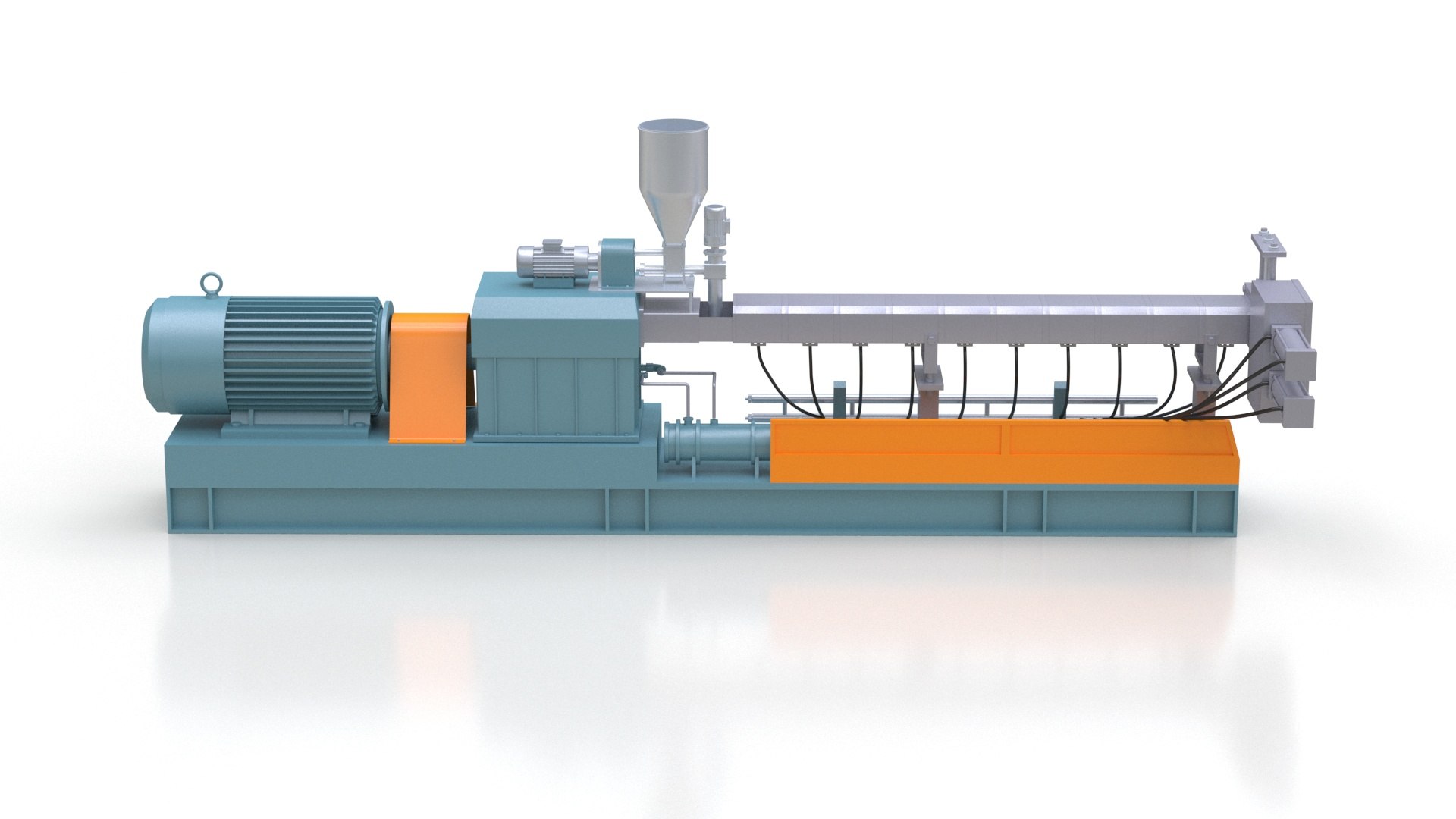 3D Model Double Screw Extruder - TurboSquid 2265891